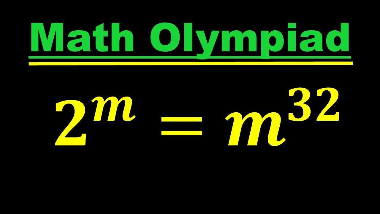 A Nice Math Olympiad Problem Youtube