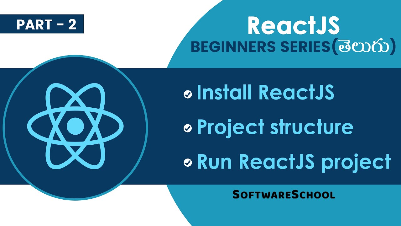 Reactjs Telugu Tutorial For Beginners Create Project Project