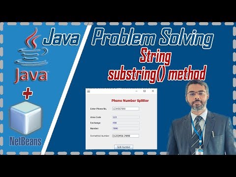 How To Split String In Java Netbeans Java String Substring Method