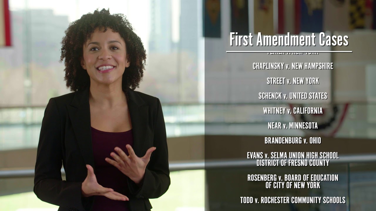 First Amendment Overview Part Ii Youtube