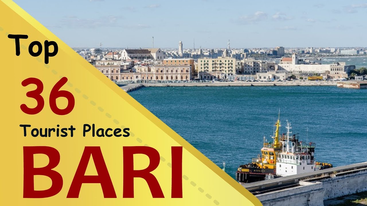 Bari Top 36 Tourist Places Bari Tourism Italy Youtube