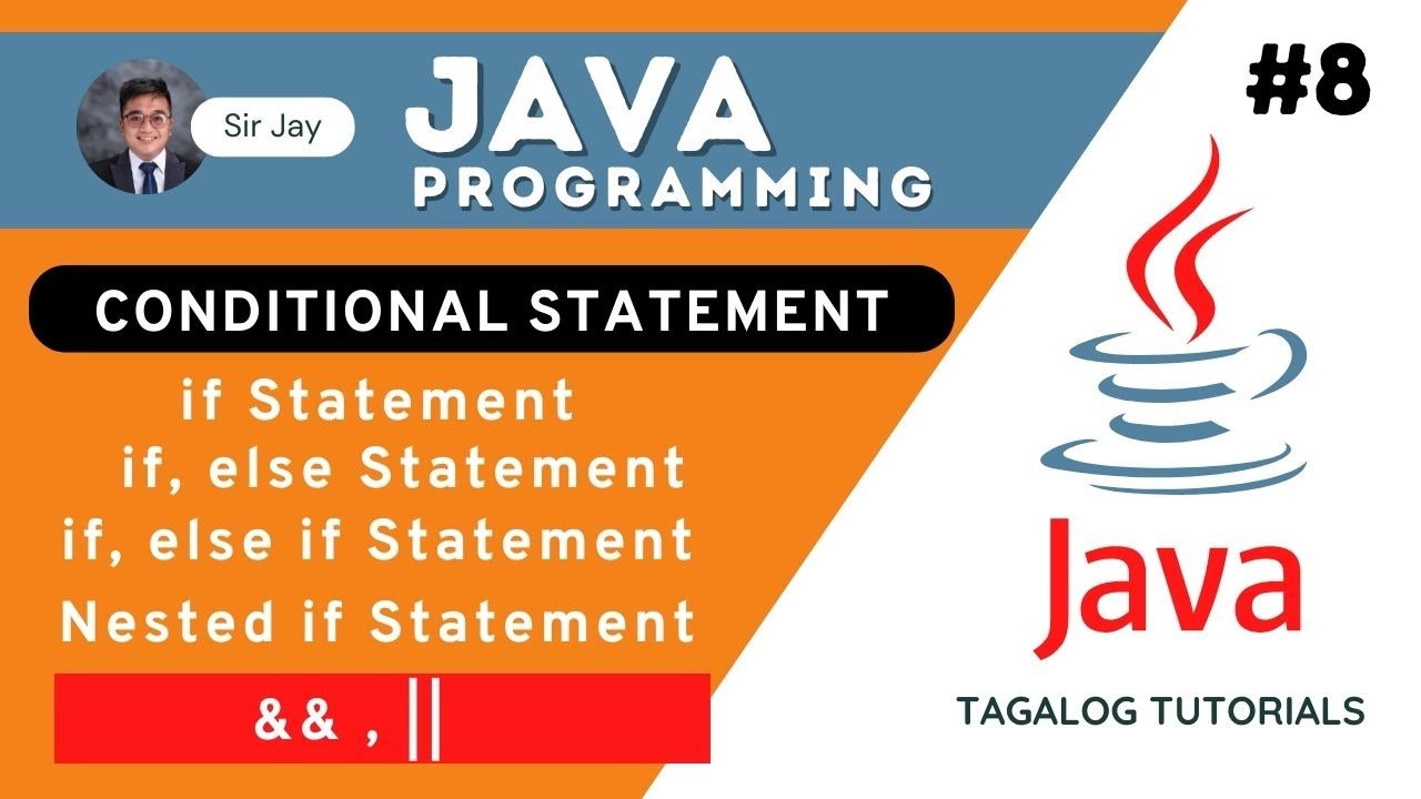 Java Tutorials Tagalog 8 Conditional Statements Sir Jay Youtube