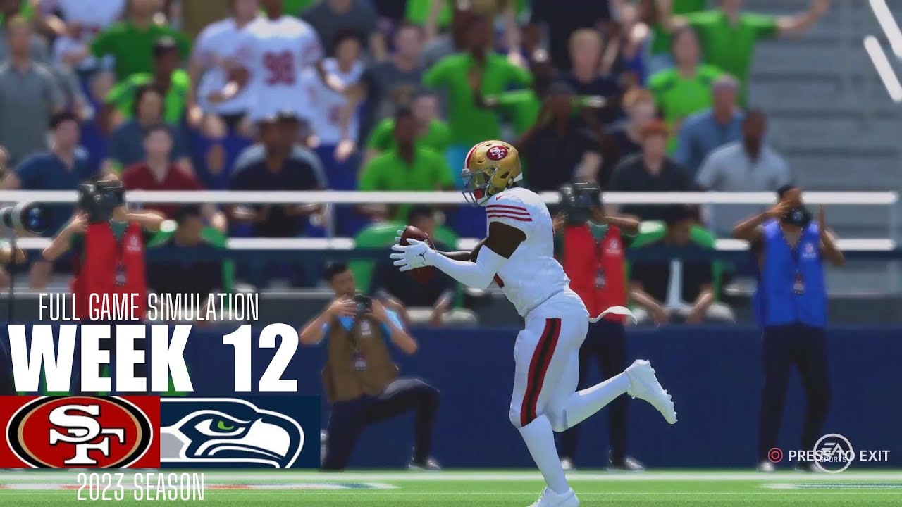 49ers Vs Seahawks Madden Nfl 24 Simulation Youtube