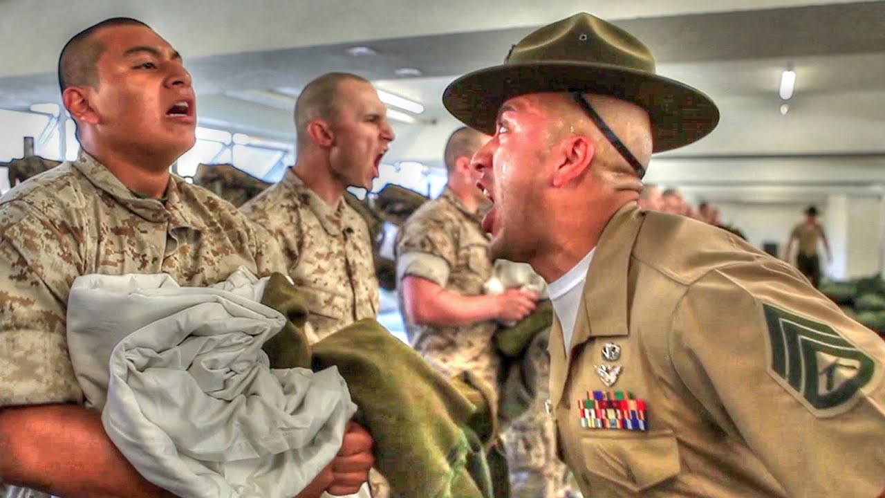 Marine Corps Boot Camp Drill Instructors From Hell Youtube
