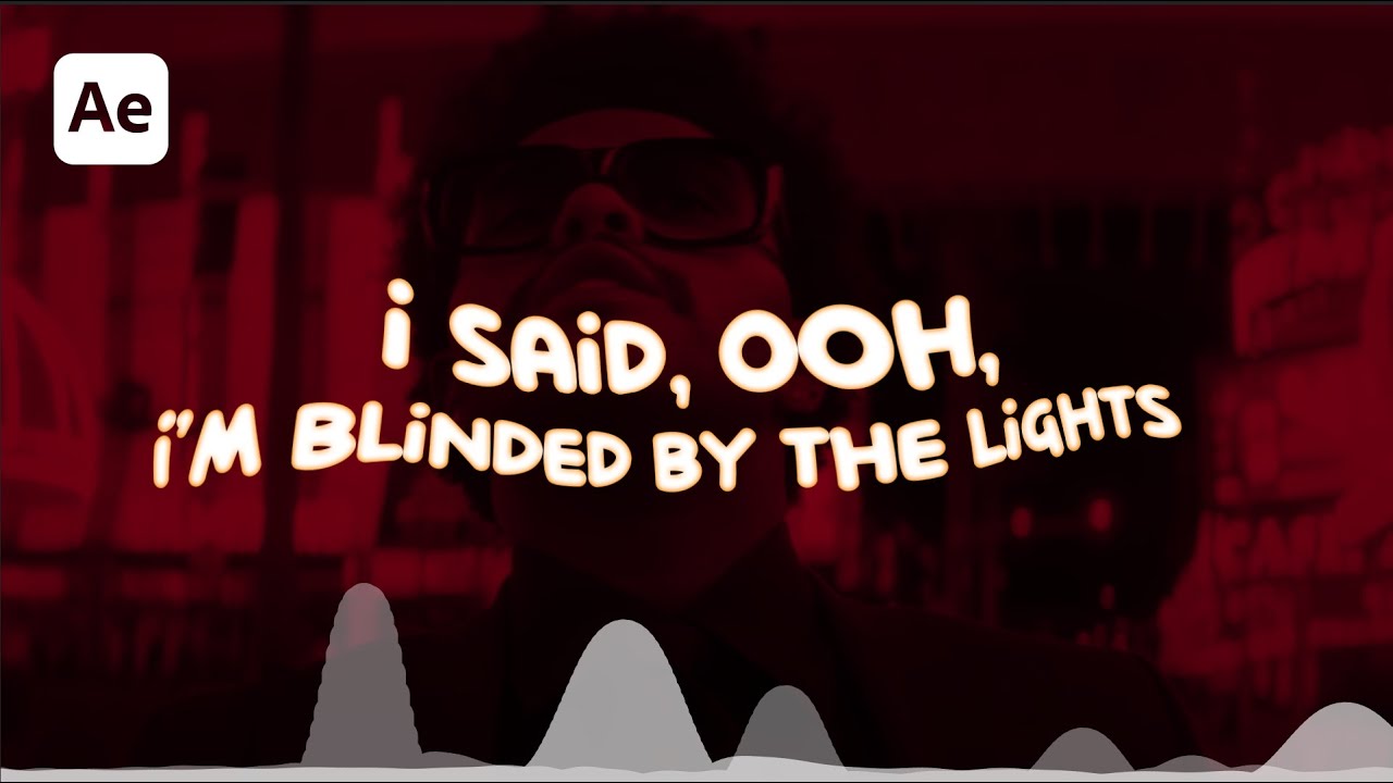 Smooth Lyrics Tutorial In After Effects After Effects Tutorial