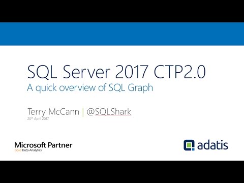 Sql Server 2017 An Introduction To Sql Graph Youtube