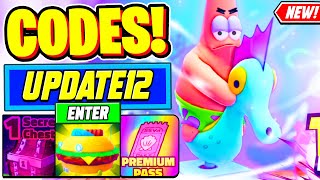 New All Working Update 12 Codes For Spongebob Tower Defense Roblox ...