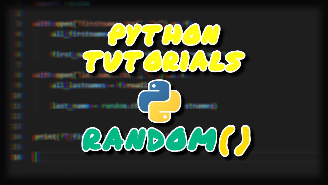 Python 3 11 Random Module Youtube