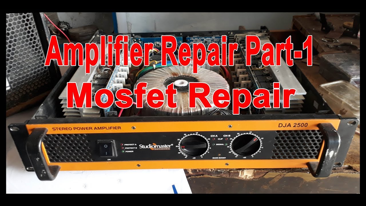 Studiomaster Amplifier Repair Part 1 Hindi Youtube