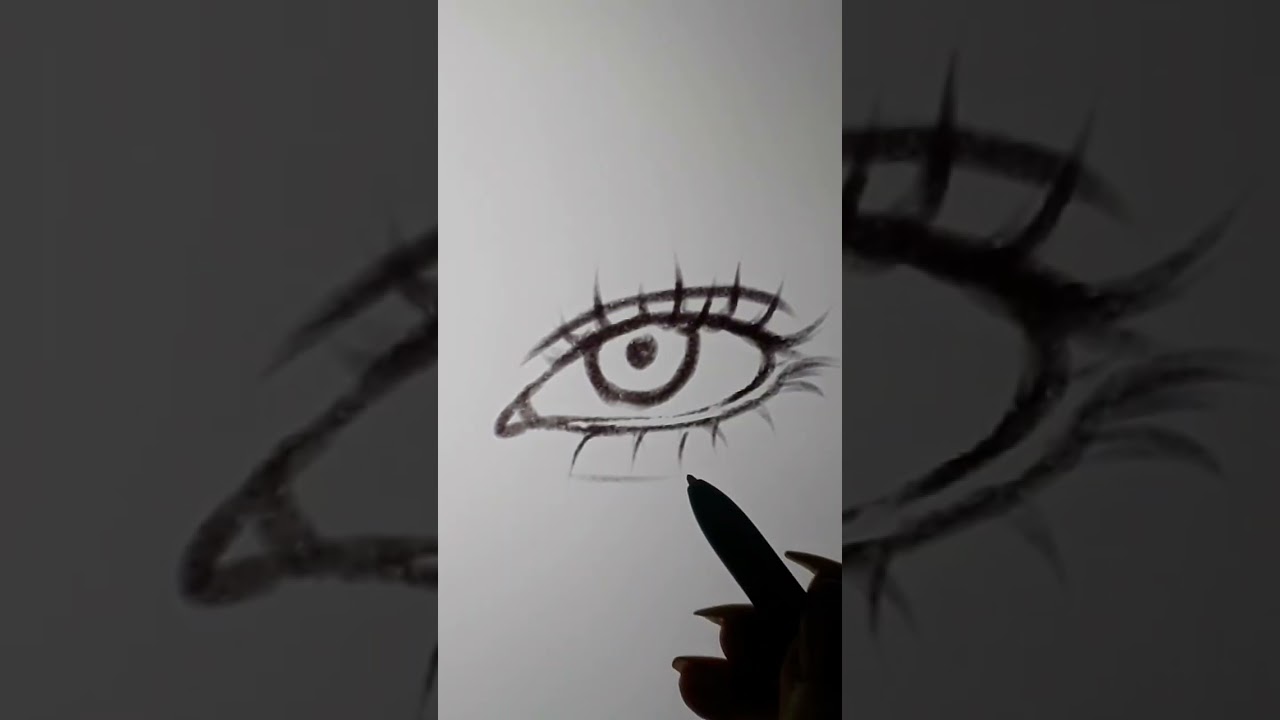 How To Draw Eyes In Easy Way Ibispaintx Shorts Youtube