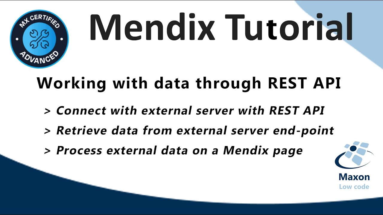 Create Rest Api With Mendix Youtube