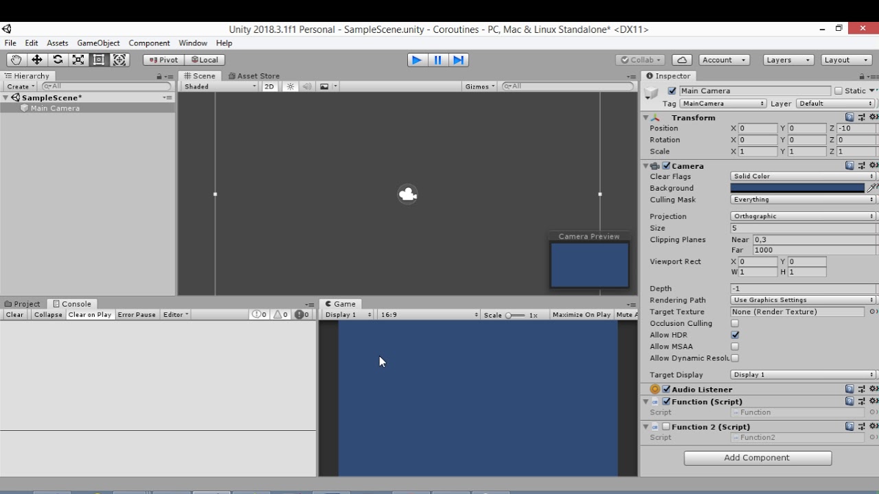 Coroutine C Unity Engine Youtube