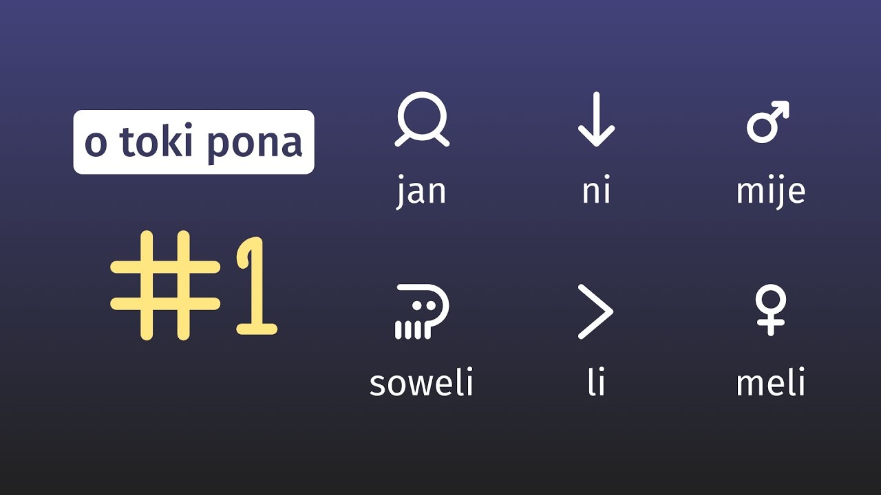 рџџј Tok O Toki Pona 1 Learn Toki Pona With Pictures Tokipona