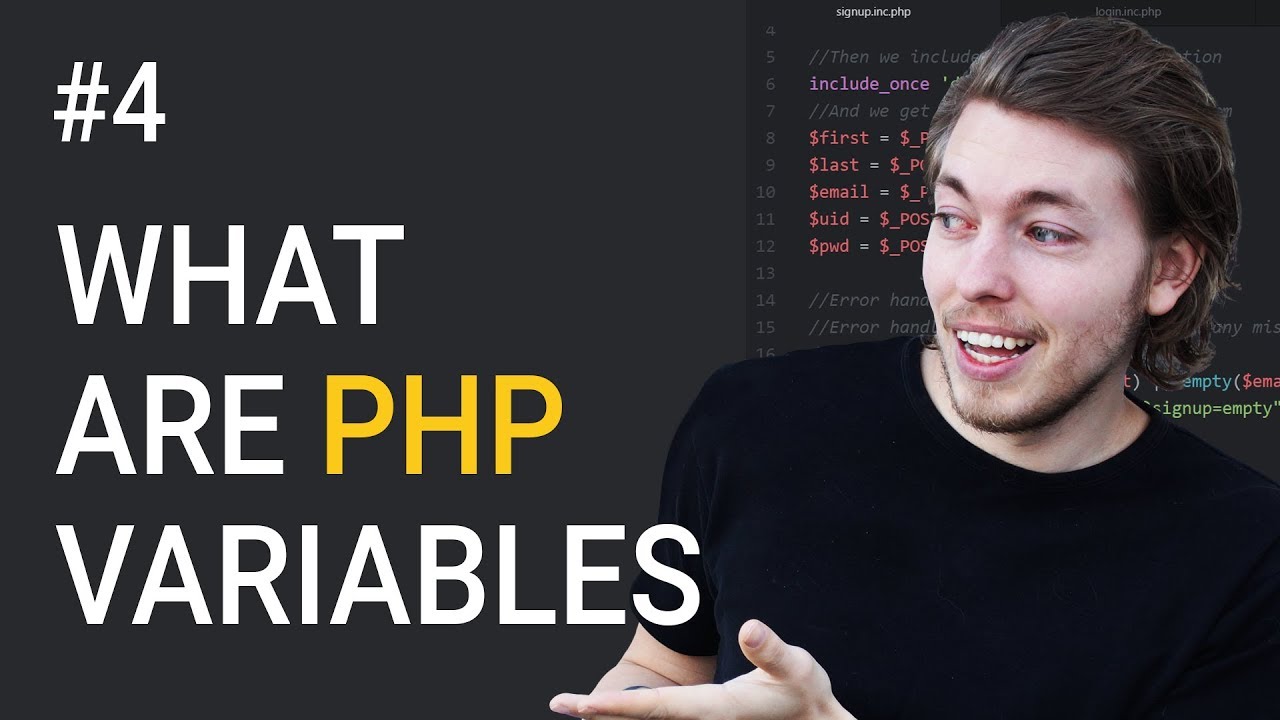 4 How To Create Php Variables Php Tutorial Learn Php Programming