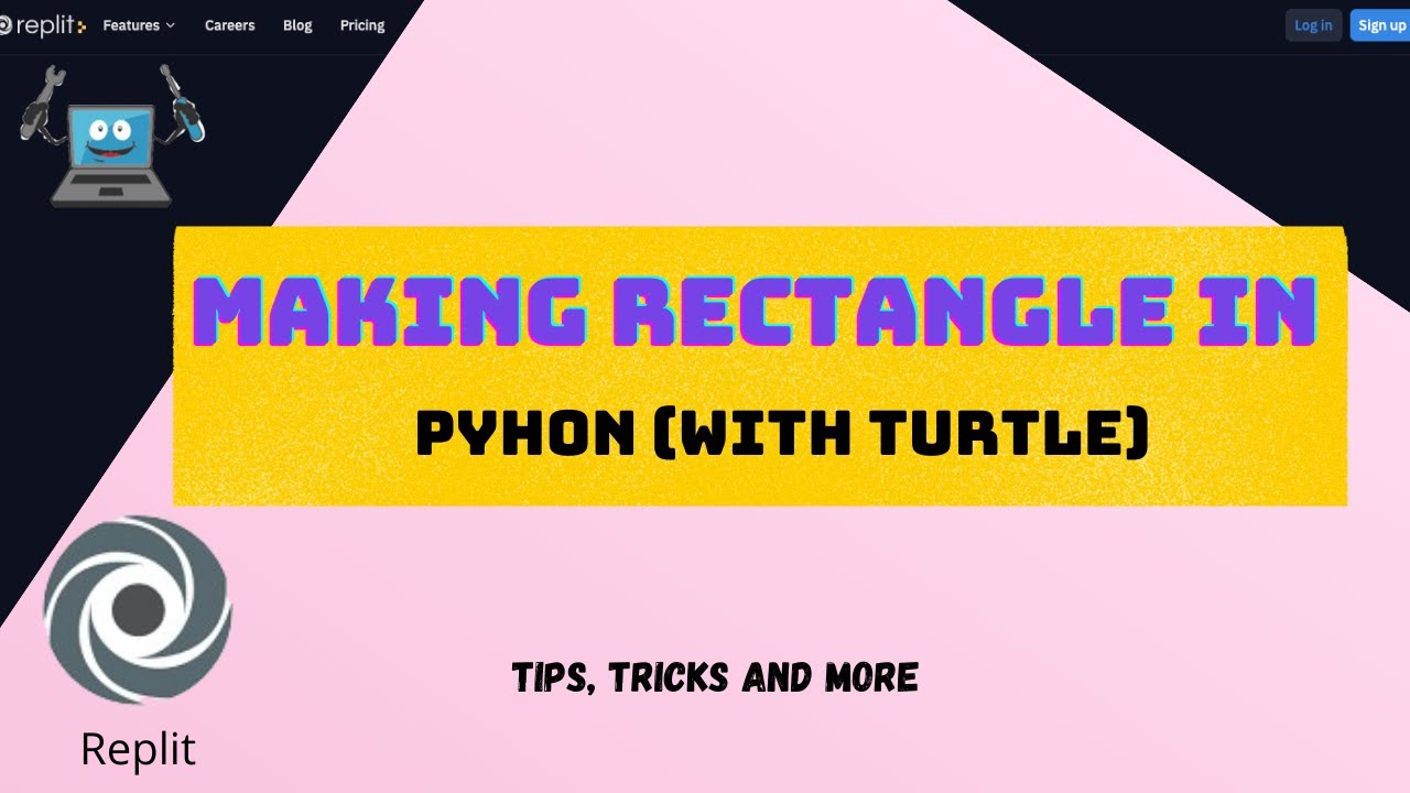 Making Rectangle In Python With Turtle Replit Python Tips