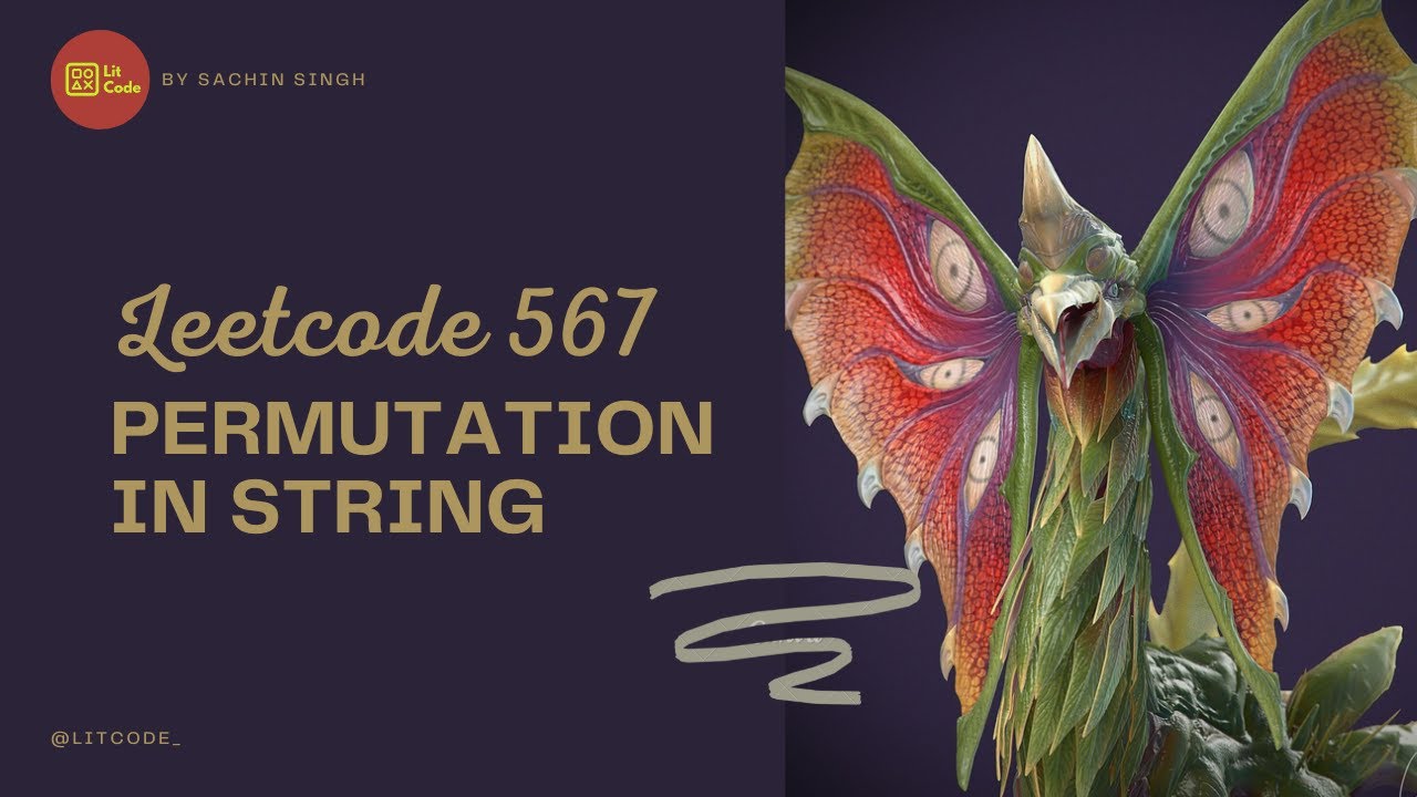 Permutation In String Leetcode 567 Medium Youtube