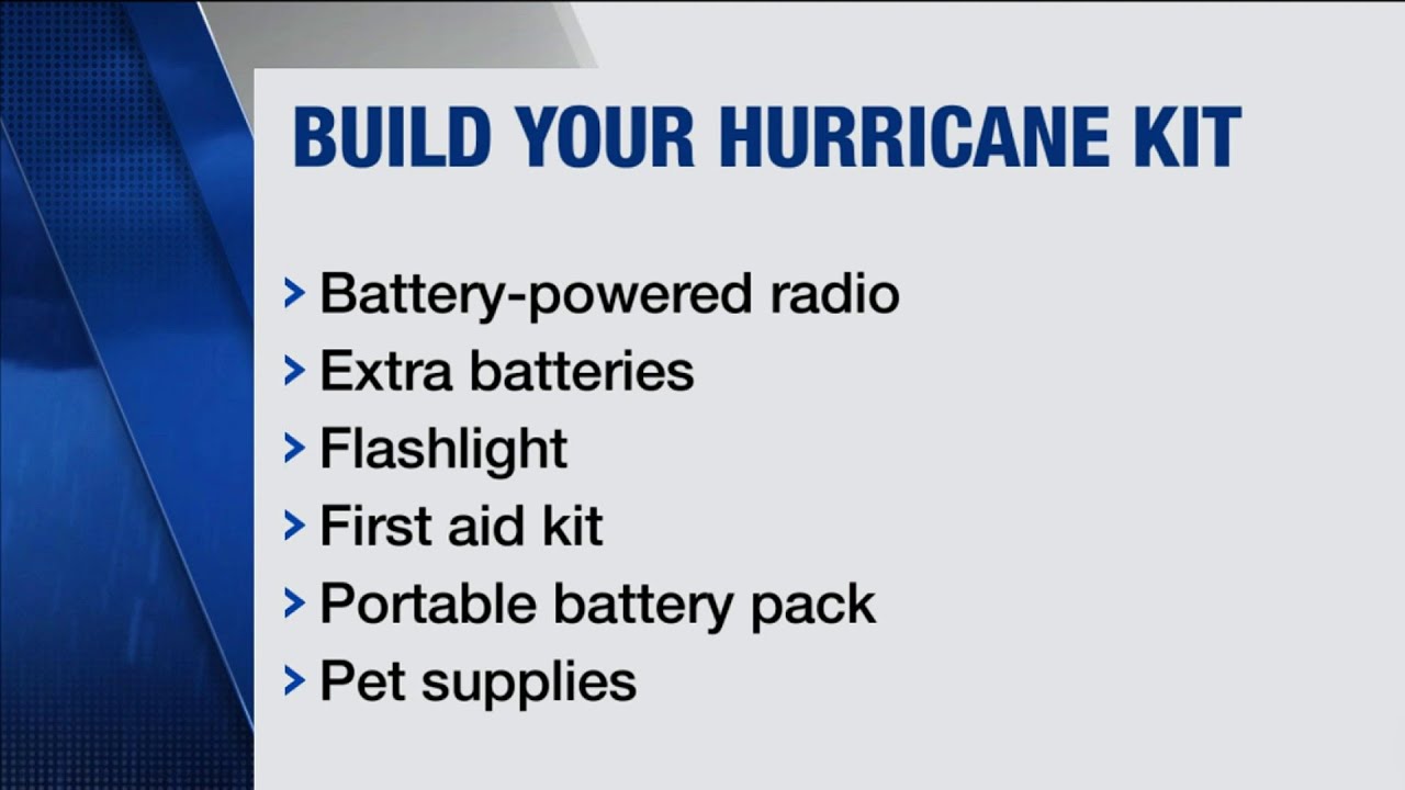 Supplies To Start Gathering Now To Build Your Hurricane Kit Youtube