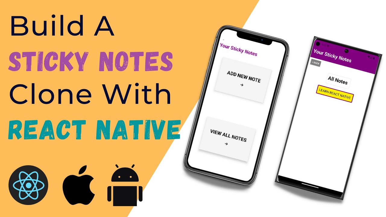 Build A Simple Notes App With React Native And Get Started React