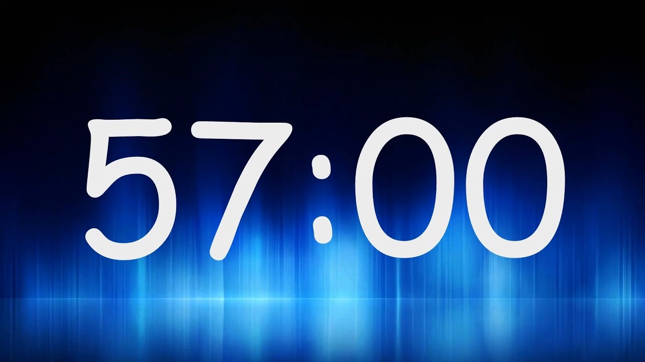 57 Minutes Timer Countdown From 57min Youtube
