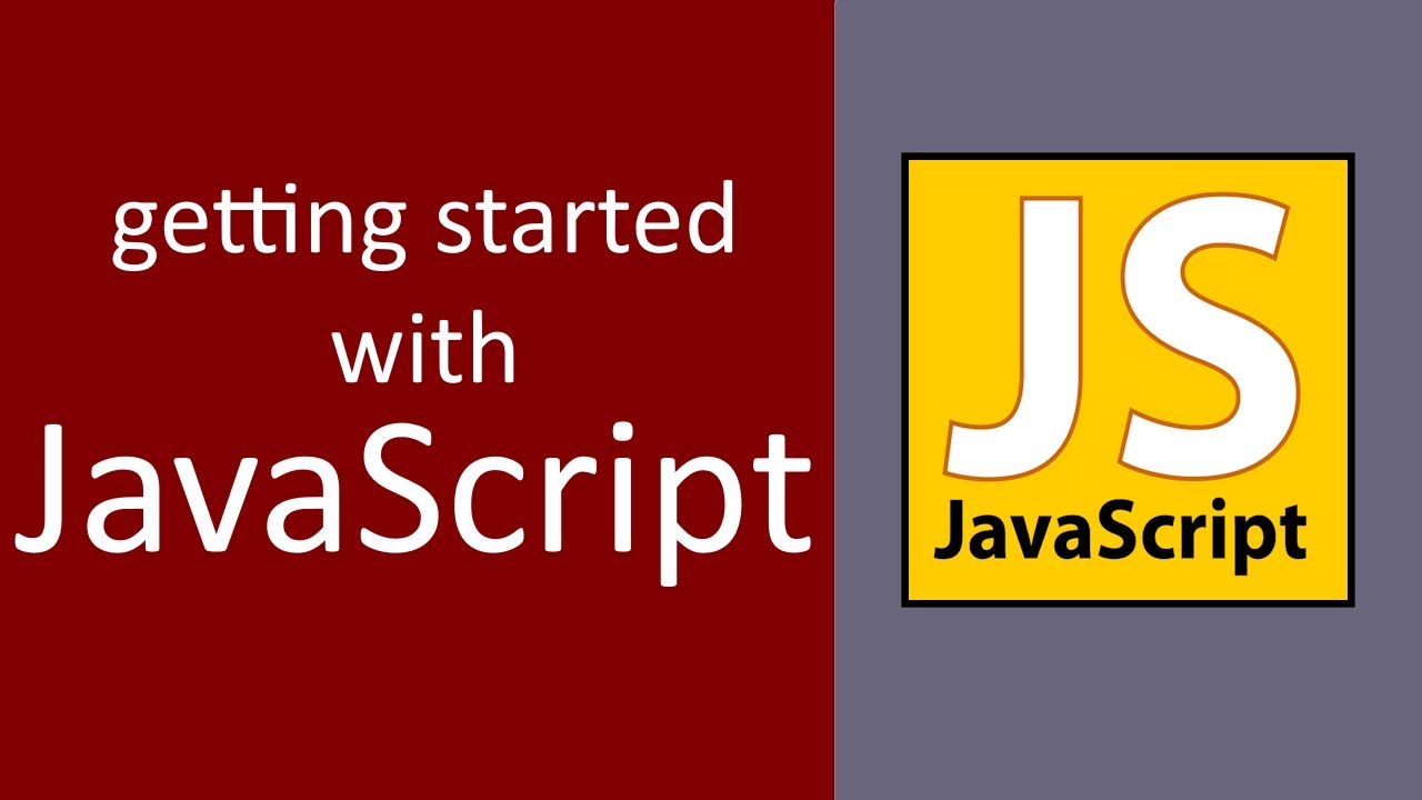 Getting Started With Javascript Youtube