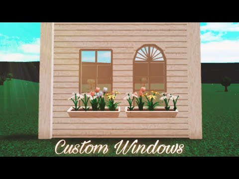 Custom Window Tutorial Bloxburg Youtube