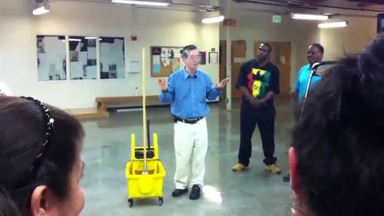 Steven Yuan Custodial Training Mopping Youtube