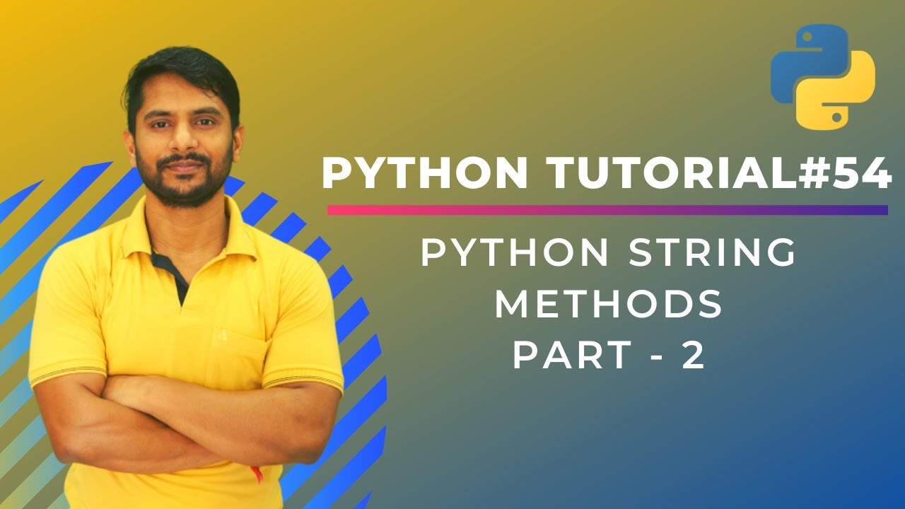 Python String Function Part 2 In Hindi Youtube