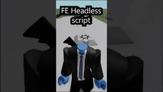 Fe Headless Roblox Script Pastebin Trendingshorts Roblox Robloxgamer ...