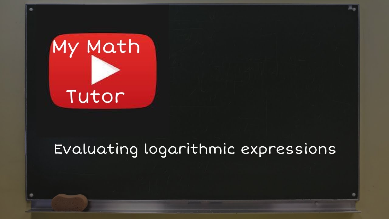 Aleks Evaluating Logarithmic Expressions Youtube