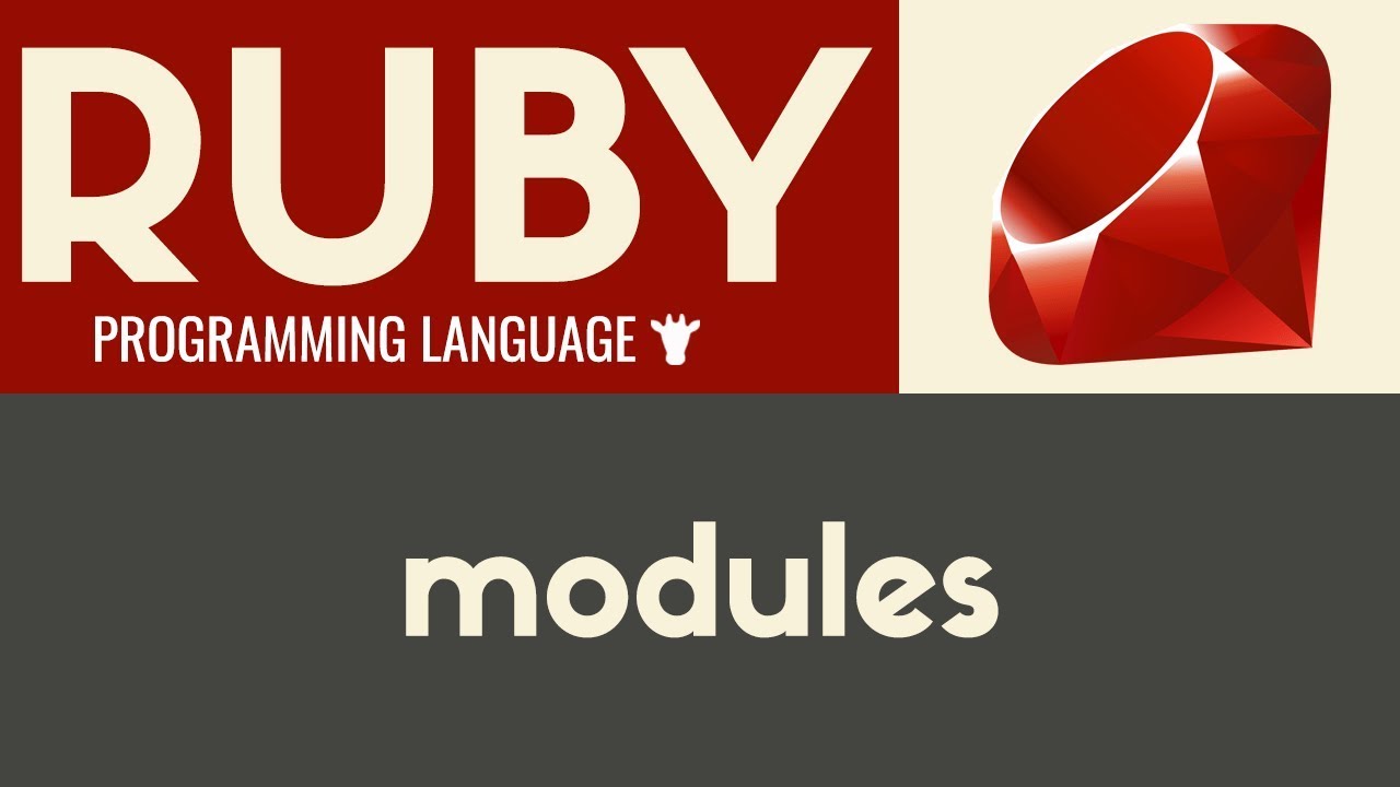 Modules Ruby Tutorial 34 Youtube