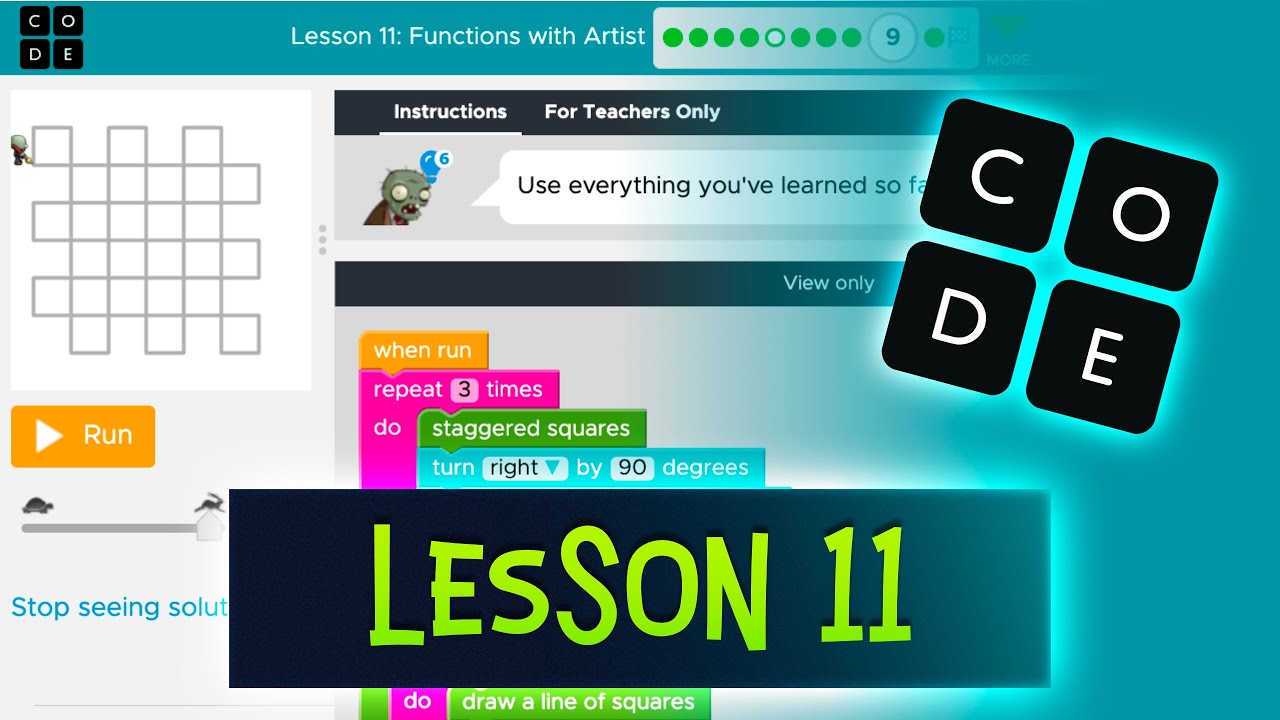 How To Solve Lesson 11 Functions With Artist Code Org Course E 2024