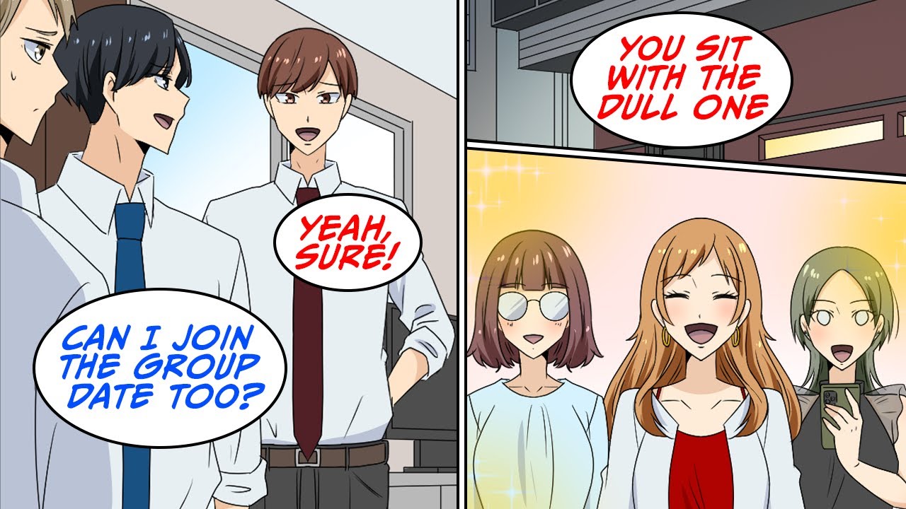 I Was Invited To A Group Date By A Senior At Work Manga Dub Youtube