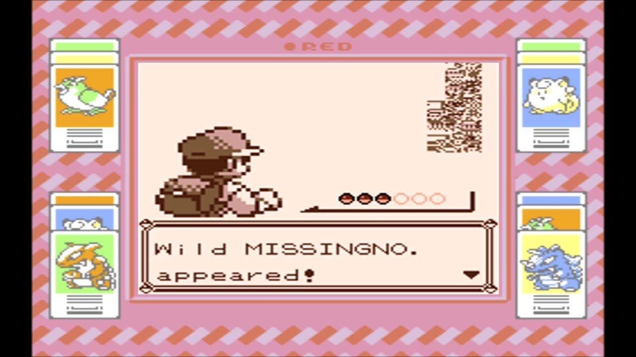 Pokemon Red Blue Earliest Missingno Youtube