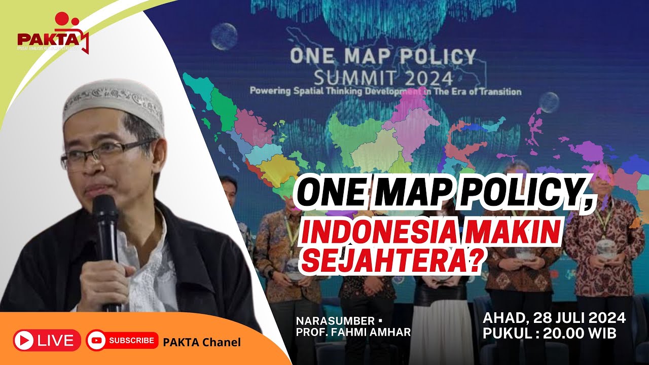 One Map Policy Indonesia Makin Sejahtera Youtube