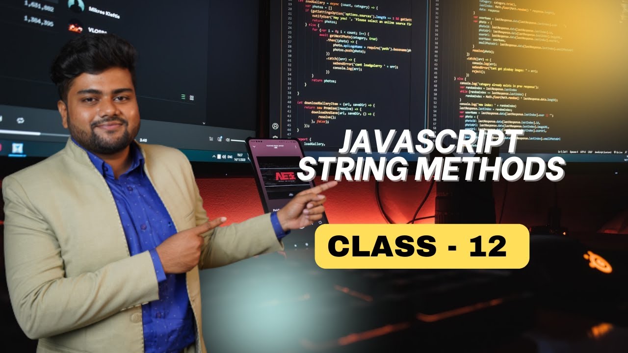 Introduction To Javascript String Data Type Methods Class 12