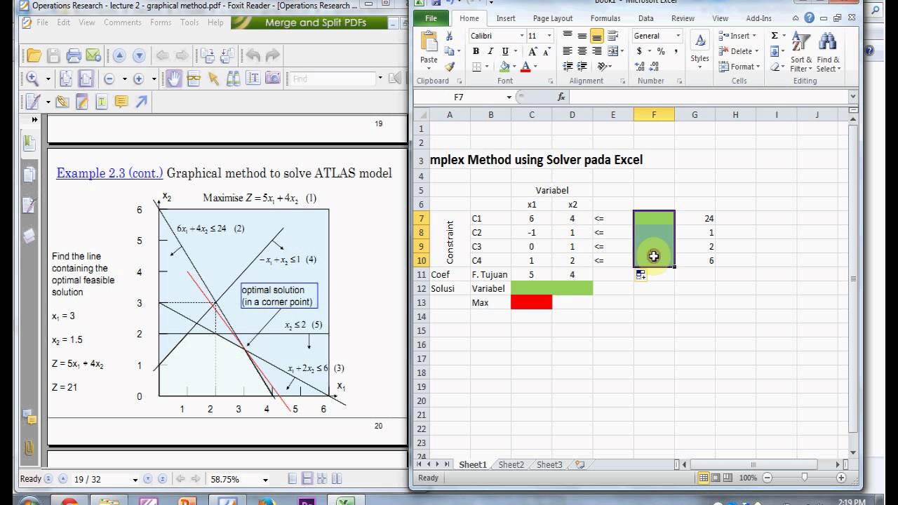 Operation Research 01 Solve Linear Programming Simplex Method Using