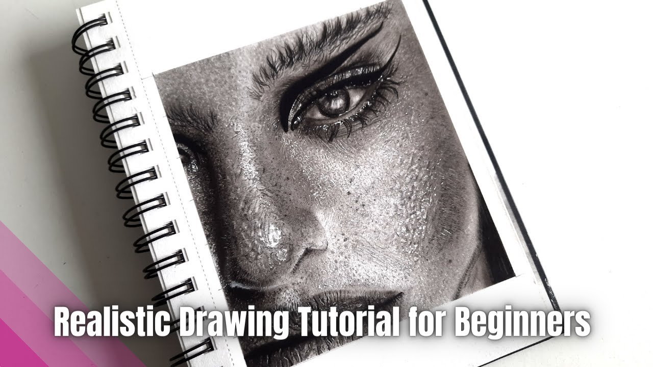 Realistic Drawing Tutorial For Beginners Youtube