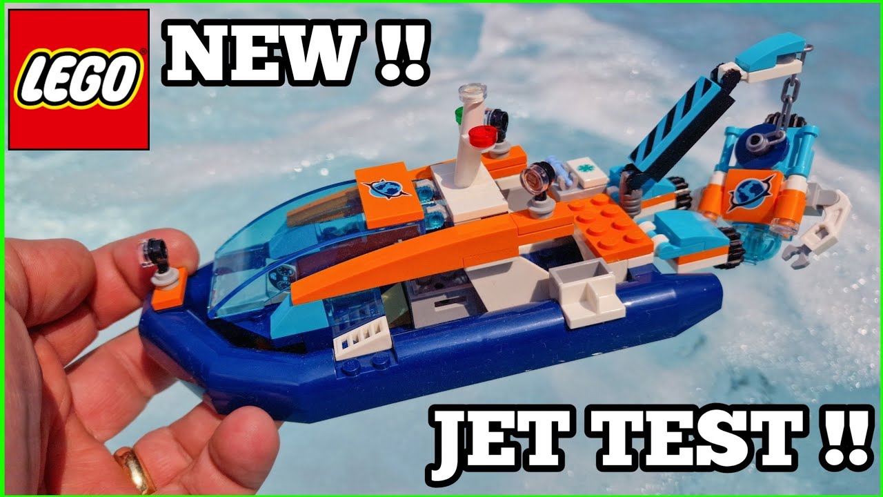 Does This New Lego Boat Float Jet Test New Lego Boat And Mini Sub