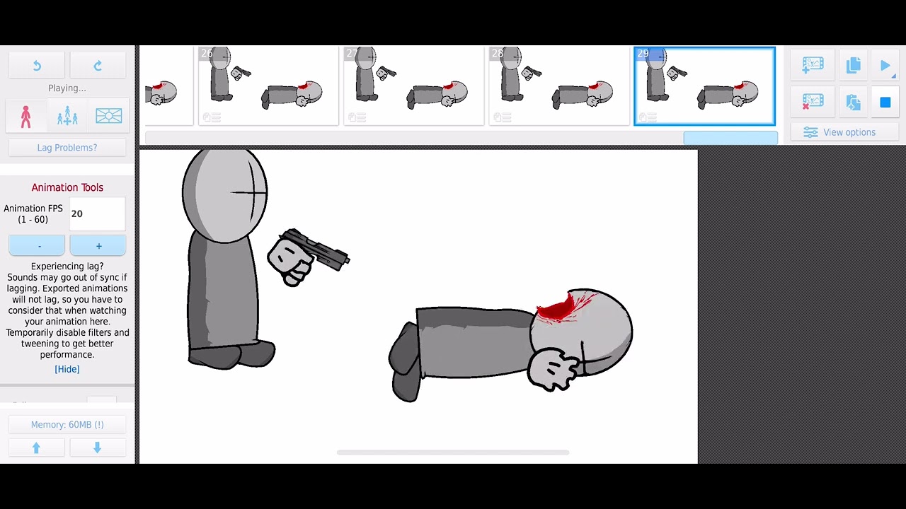 My First Time Doing A Madness Combat Animation In Stick Nodes Youtube