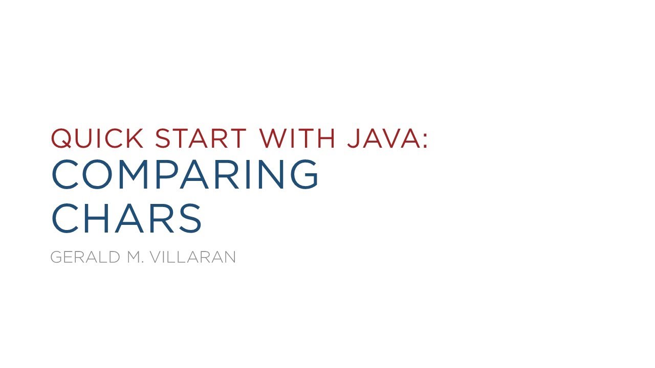 Java Char Showdown Which Comparison Method Reigns Supreme