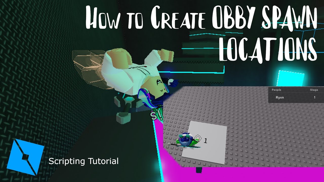 How To Create Obby Spawn Locations Roblox Studio Youtube