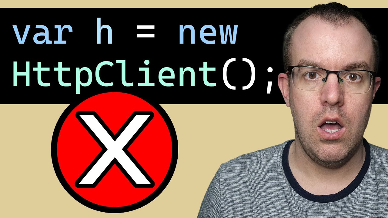 Use Httpclient The Correct Way To Avoid Socket Exceptions Youtube