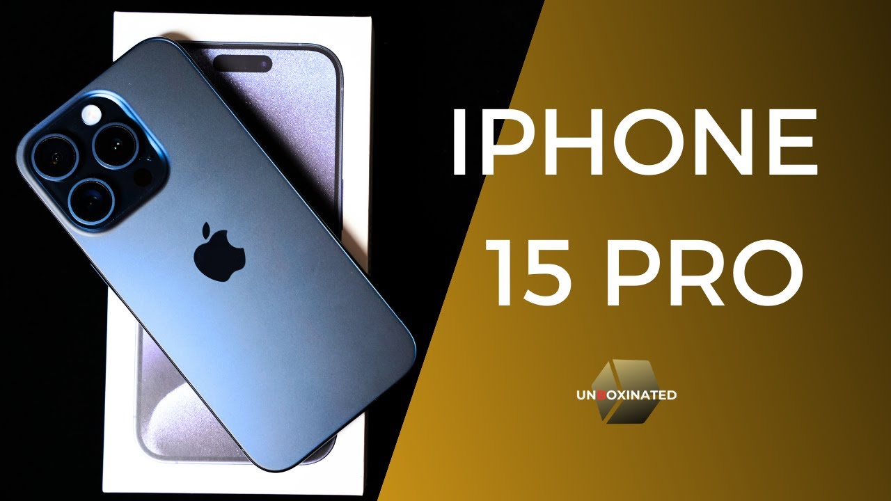 Iphone 15 Pro Unboxing Asmr Titanium Blue Youtube