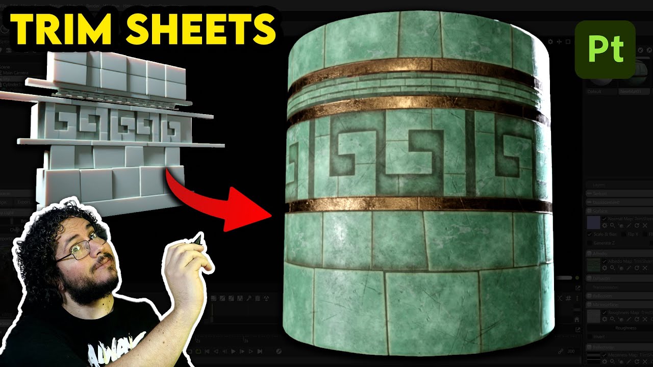 Trim Sheets For Games Modelling And Organization Youtube