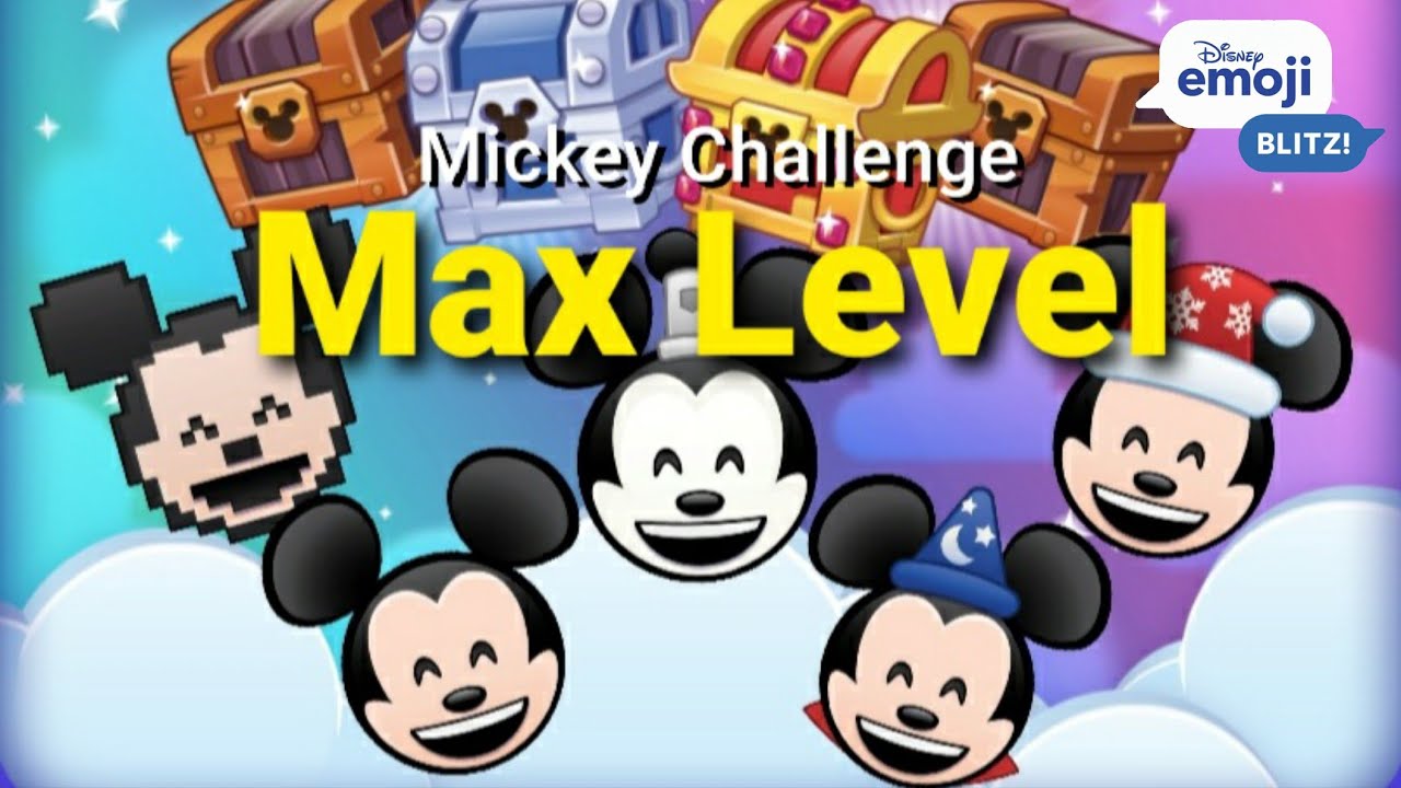 Max Level Mickey Challenge Event Disney Emoji Blitz Youtube