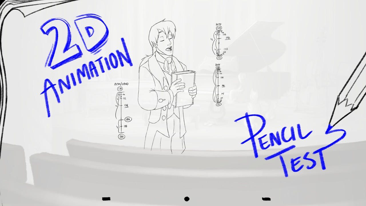 Master Cedar Hand Drawn 2d Animation Pencil Test Youtube