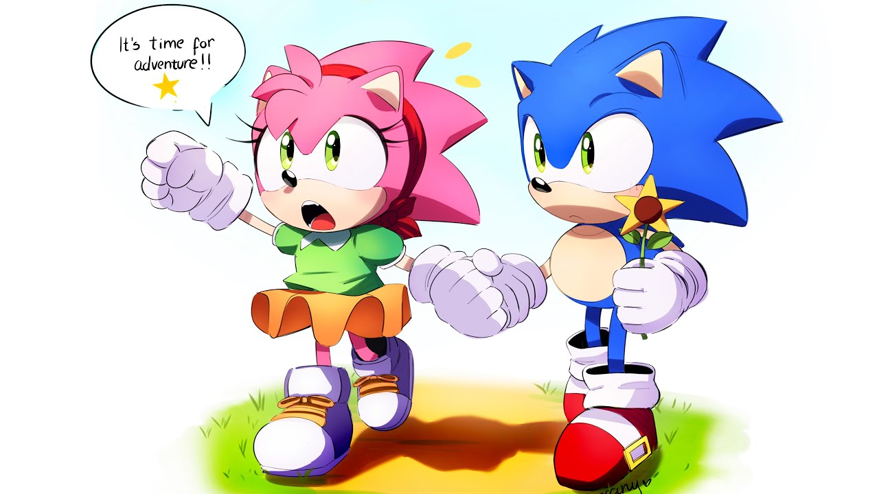 Classic Sonamy On Sonamy Sonamy Oof By Sakaruchibi On Newgrounds