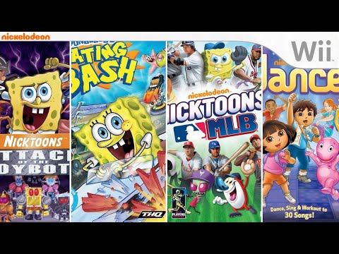 Nickelodeon Cartoon Games For Wii Youtube