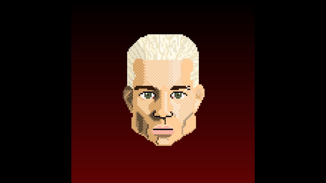 Buffy The Vampire Slayer Spike Pixel Art Portrait Let Me Rest In Peace