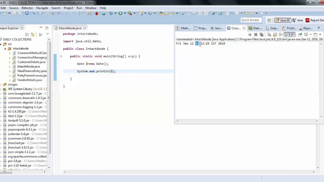 How To Show Week Days In Java Simpledateformat Youtube